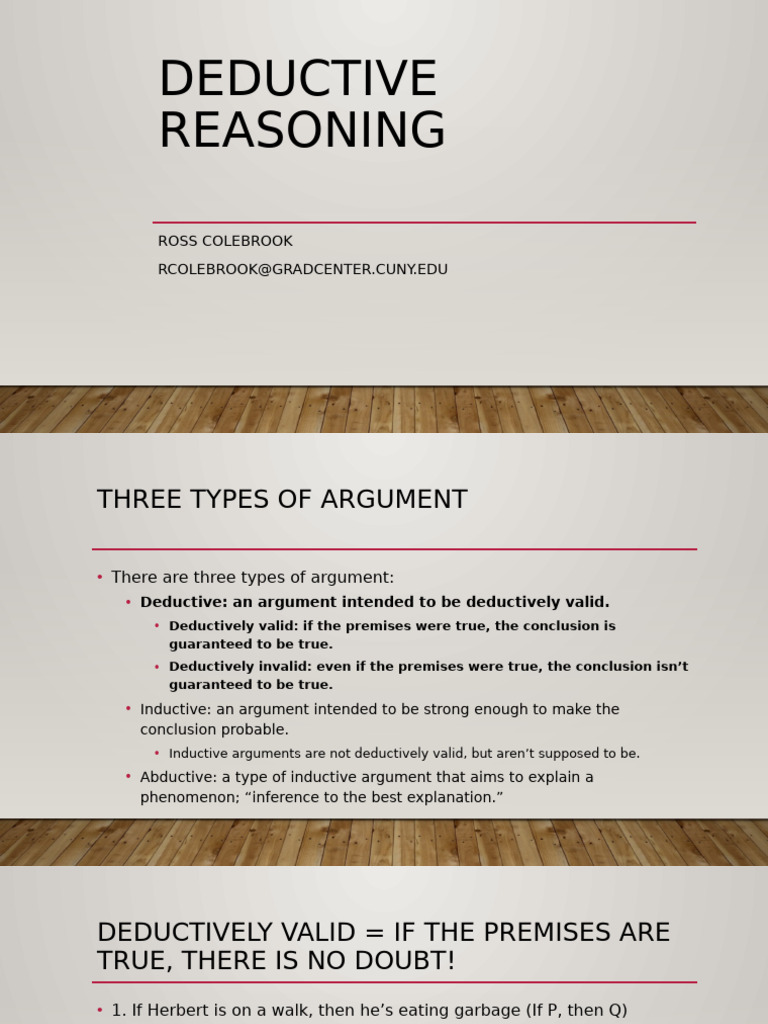 2) Colebrook Deductive Reasoning | PDF | Deductive Reasoning | Young Adult