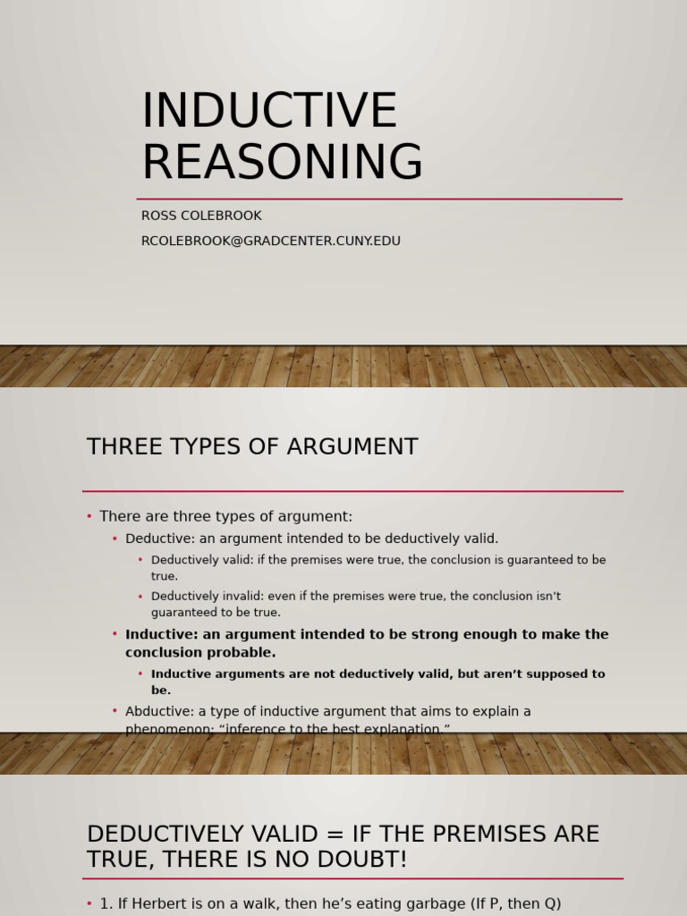 3) Colebrook Inductive Reasoning | PDF | Inductive Reasoning | Science & Mathematics