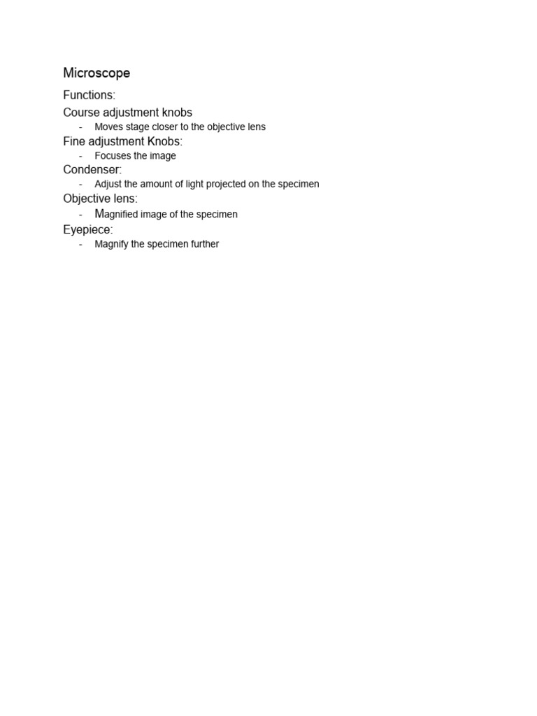 Microscope | PDF