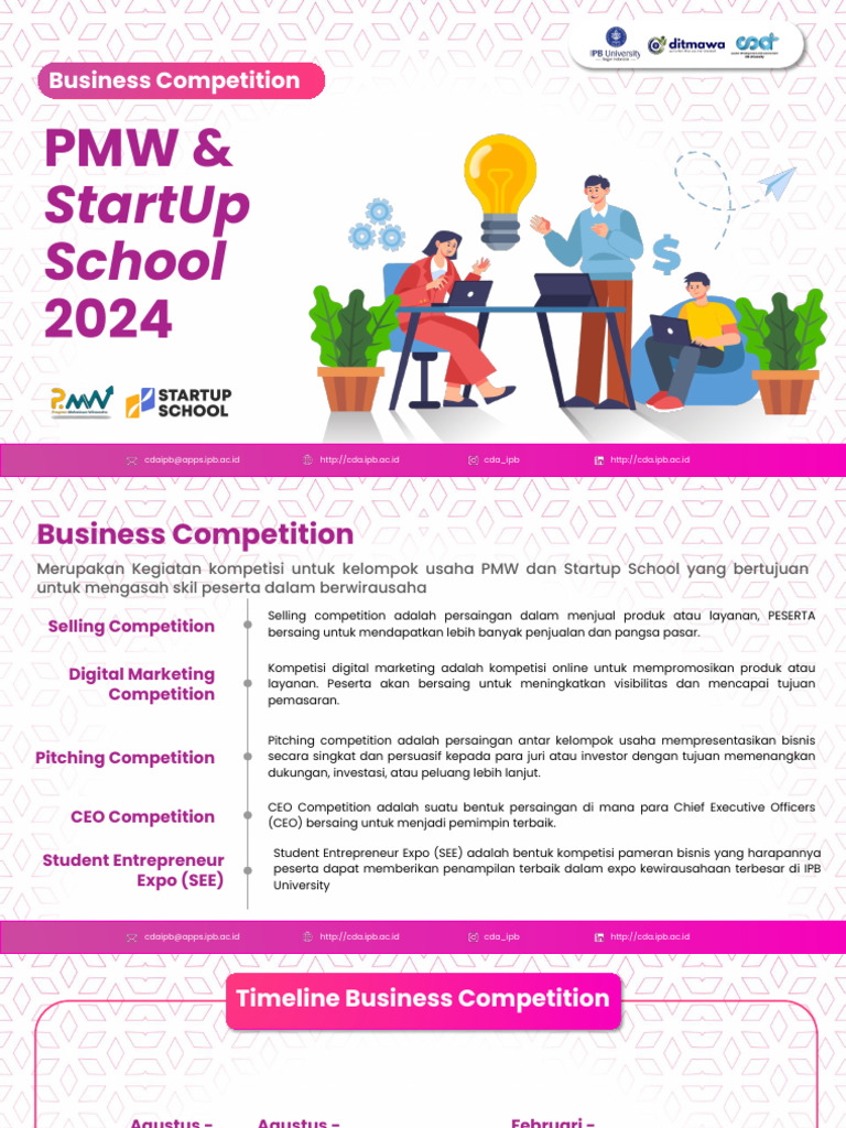 Business Competition PMW & SS 2024 | PDF