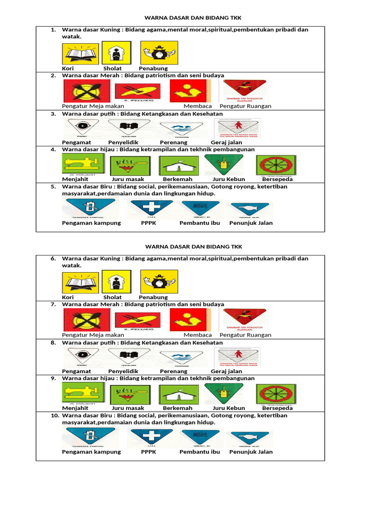 Warna Dasar Dan Bidang TKK | PDF