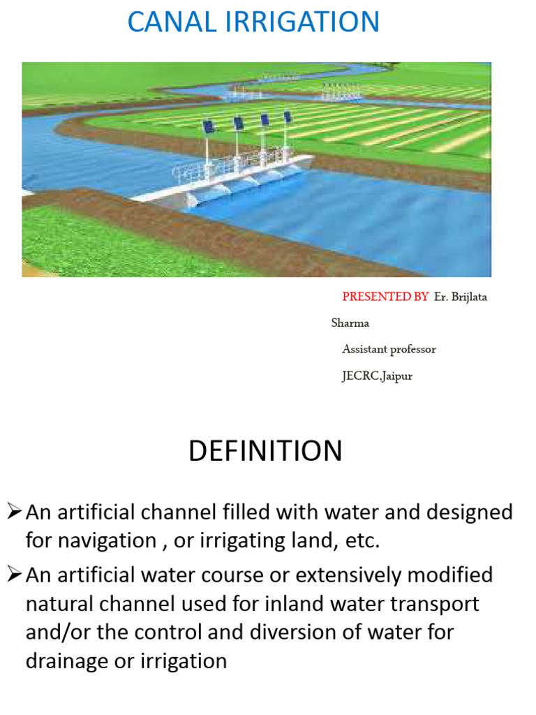 canal design | PDF