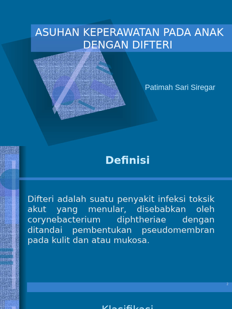 Difteri Anak | PDF