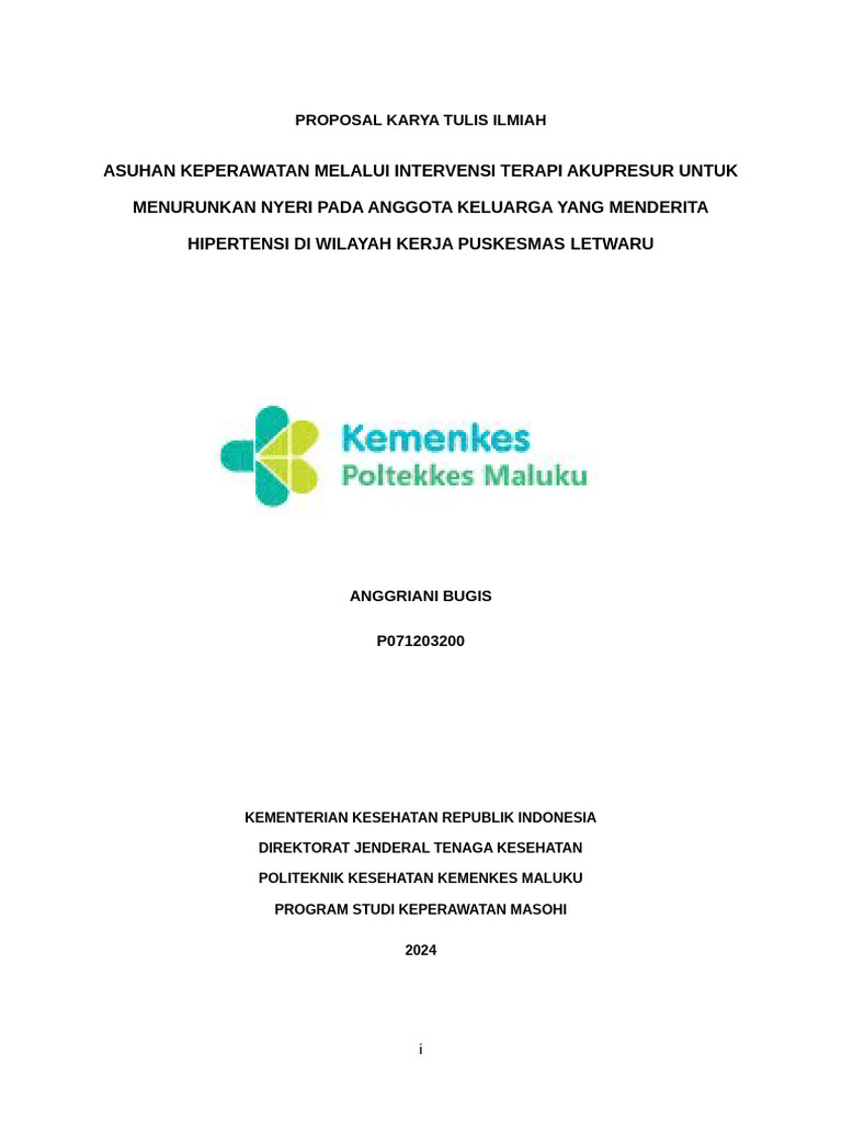 Angriani Bugis Proposal Revisi 1 | PDF