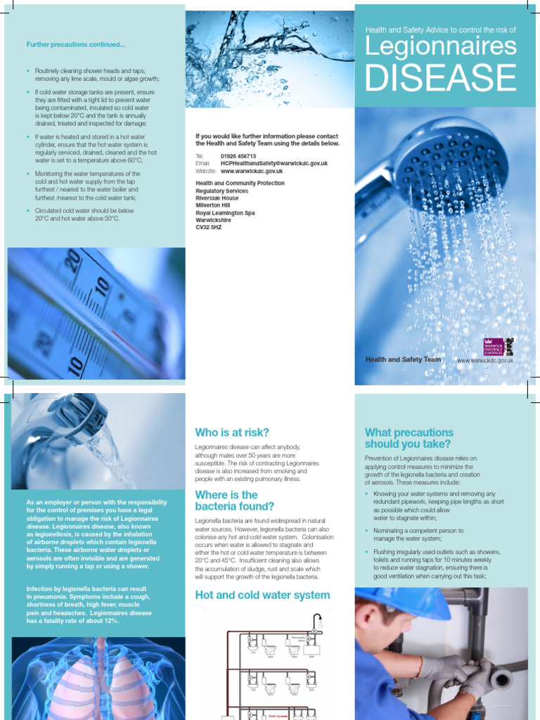 Legionnaires Disease Leaflet | PDF