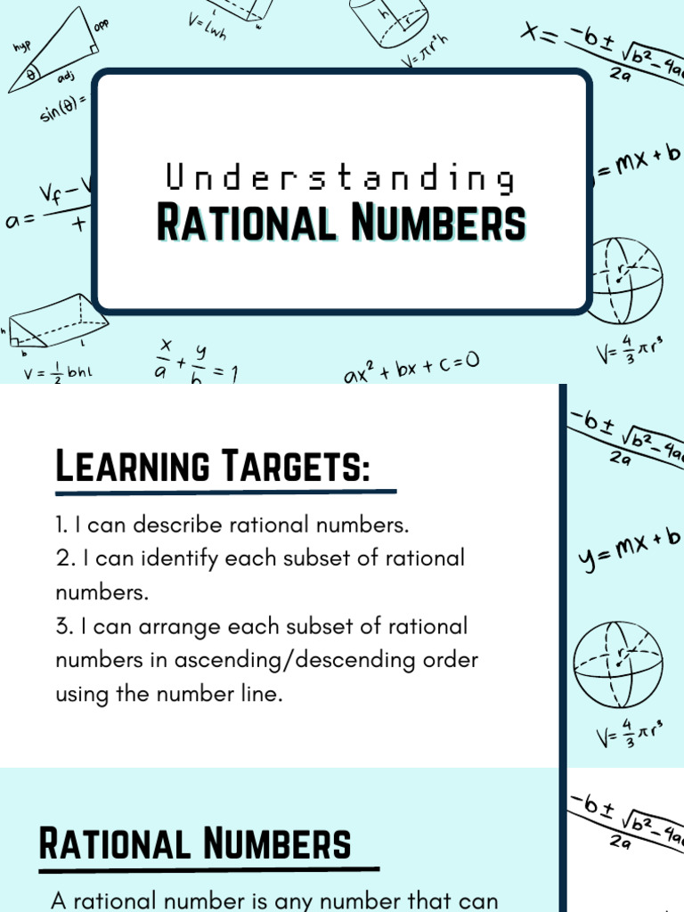 Rational Numbers PDF | PDF