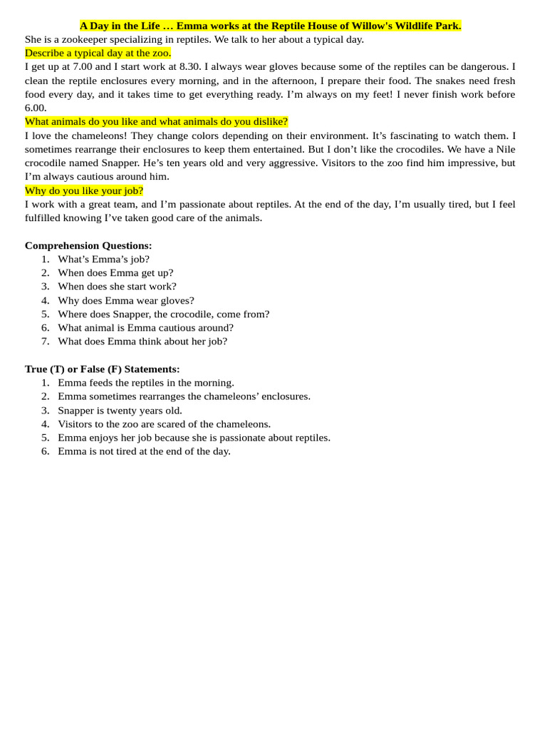 A Day in The Life | PDF