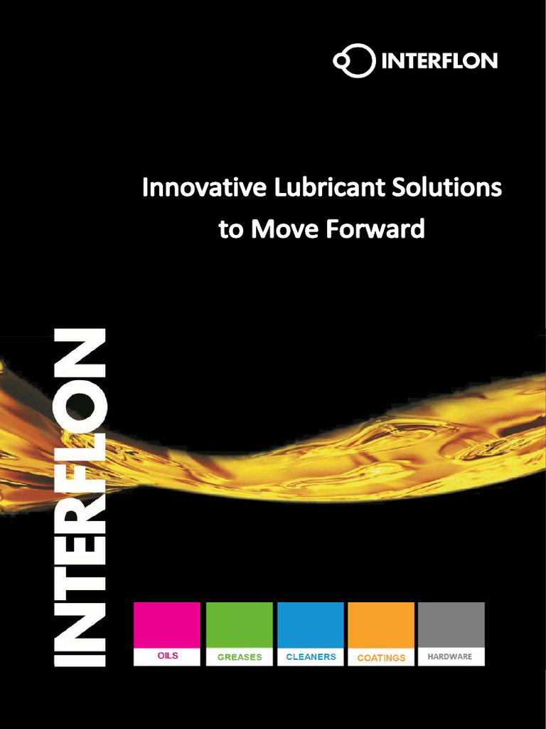 New Catalog Interflon - Compressed | PDF | Lubricant | Bearing (Mechanical)