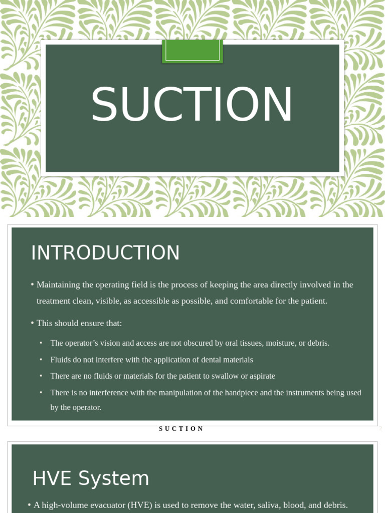 SUCTION | PDF