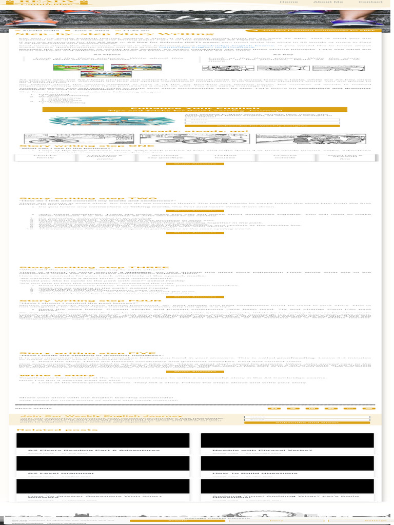 How To Write A Story A2 Level - Ready4Cambridge | PDF