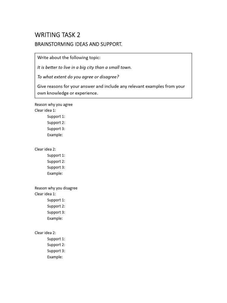 Brainstorming Ideas and Support | PDF