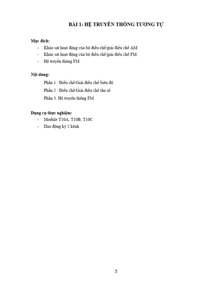 Bai 1 - Tai Lieu Huong Dan Thuc Hanh Chuyen de | PDF