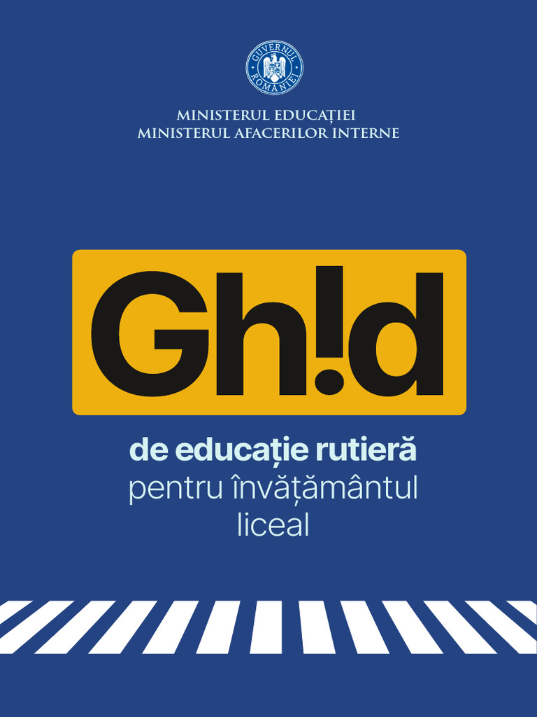 Ghid Educatie Rutiera Invatamant Liceal | PDF
