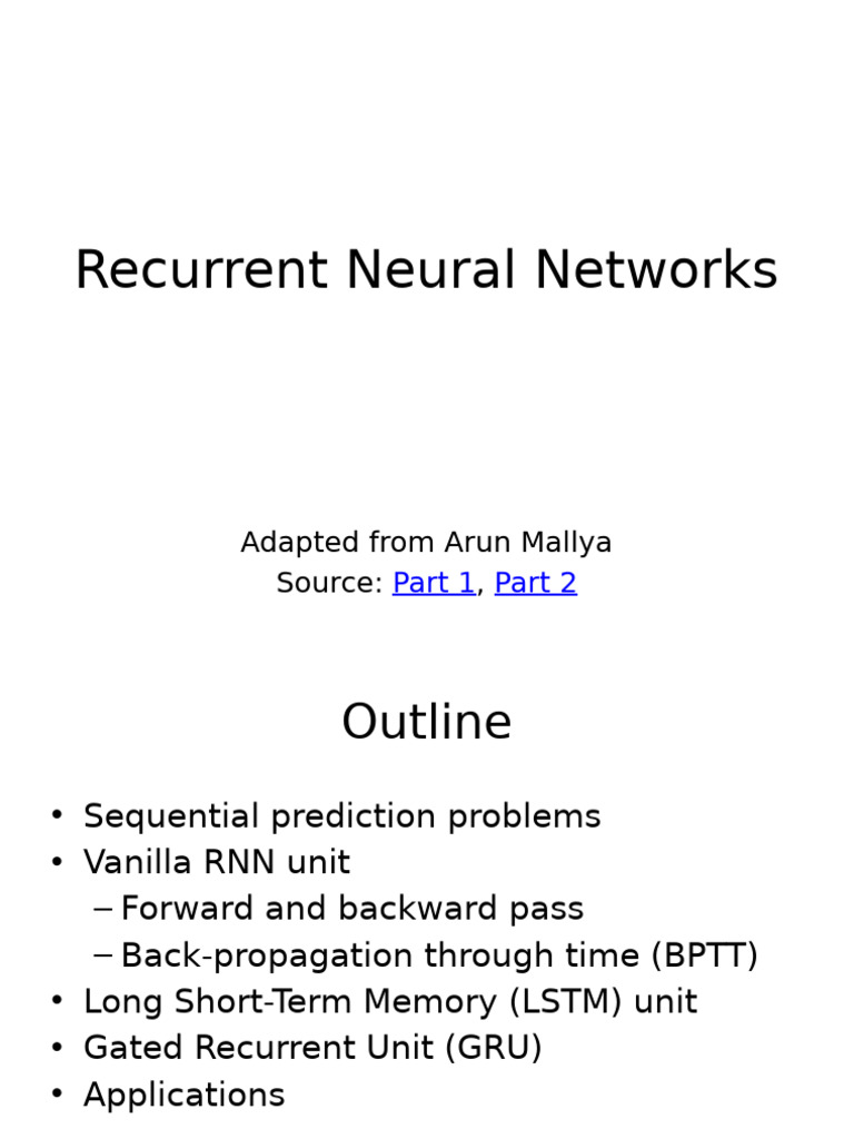 d17 RNN | PDF