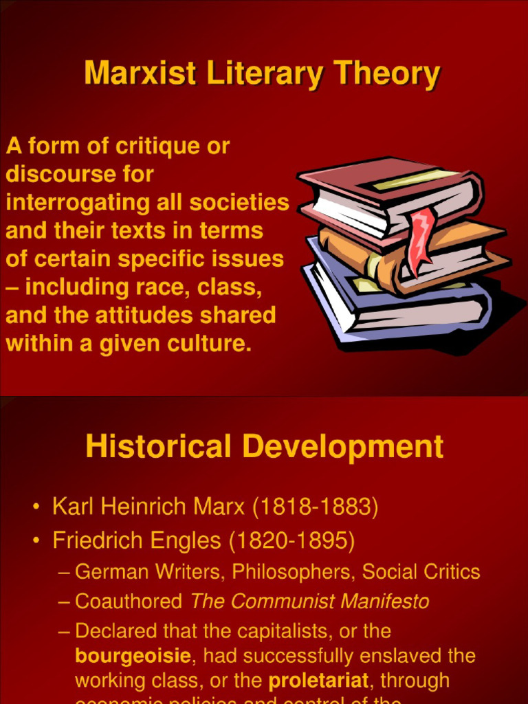 Marxist Literary Theory | PDF