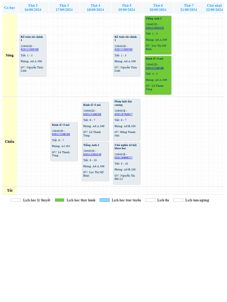 Httpssinhvien - Hdu.edu - Vnlich Theo Tuan - HTML | PDF