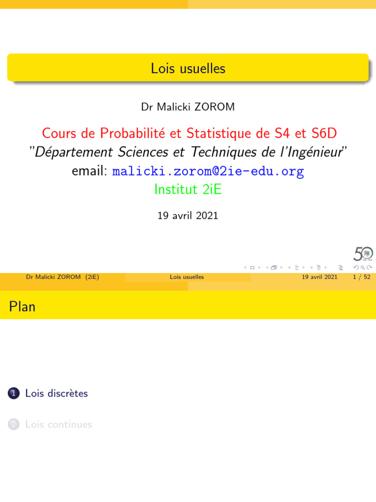 Compilation Lois Usuelles | PDF