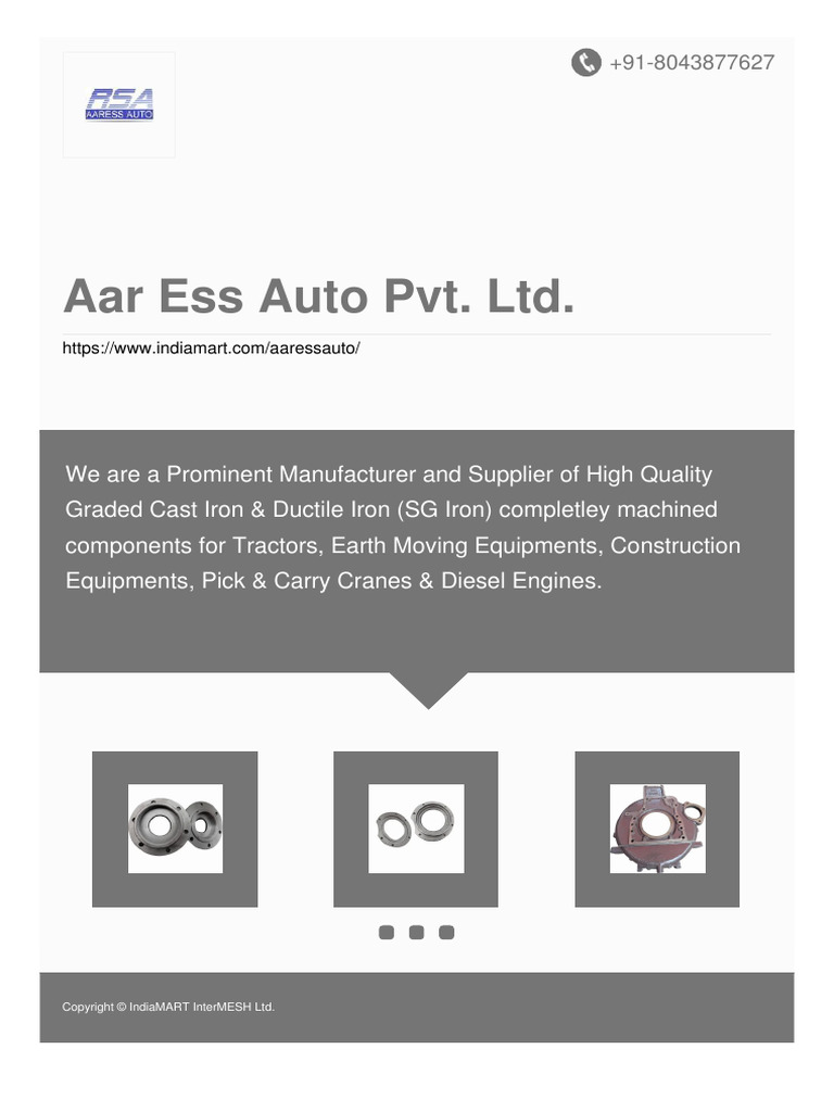 Aar Ess Auto PVT LTD | PDF
