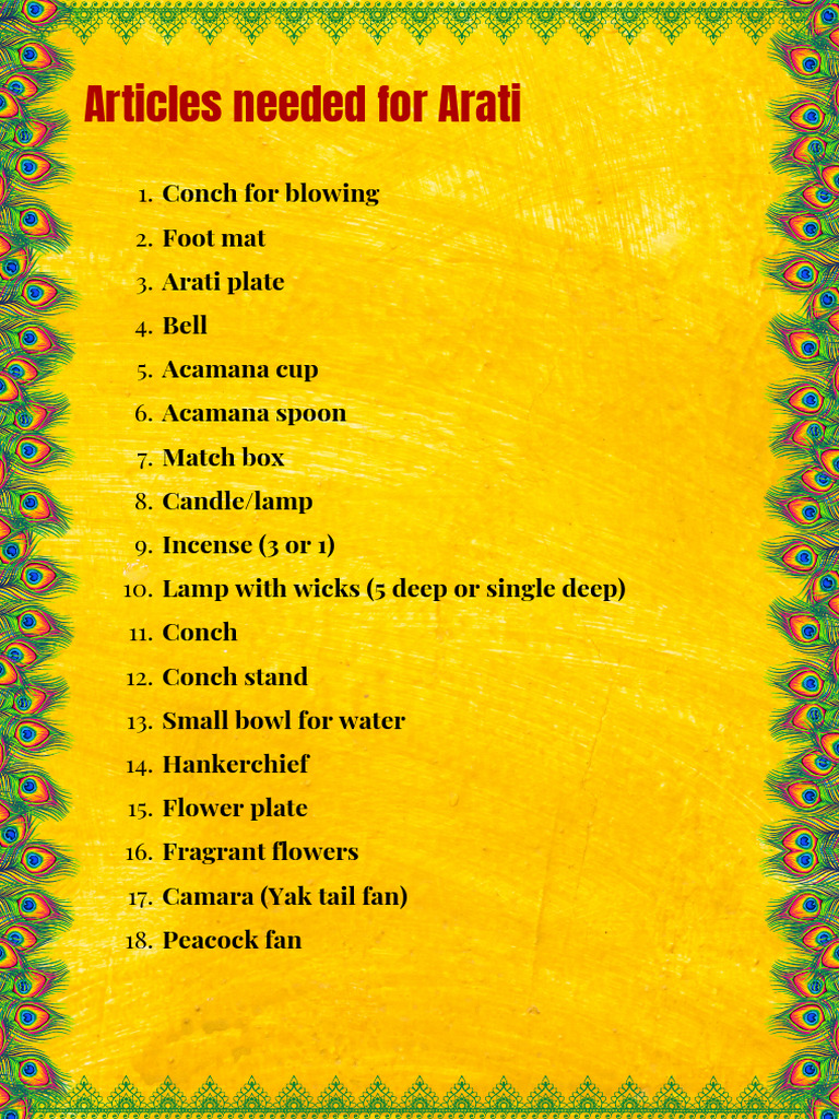 Home Deity Worship Complete | PDF