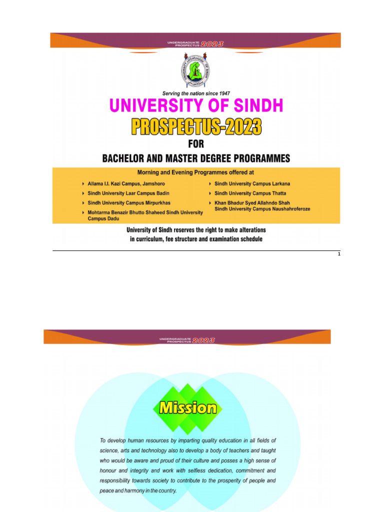 Prospectus 2023 (Complete) | PDF