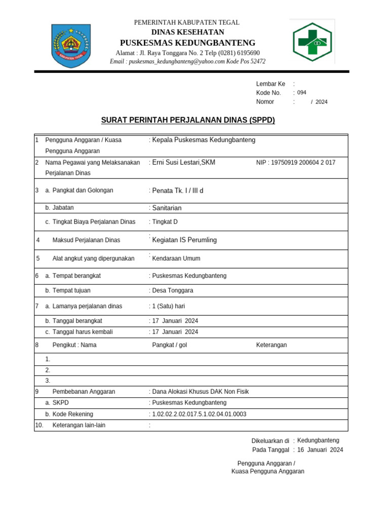 SPPD Baru TH 2024 | PDF