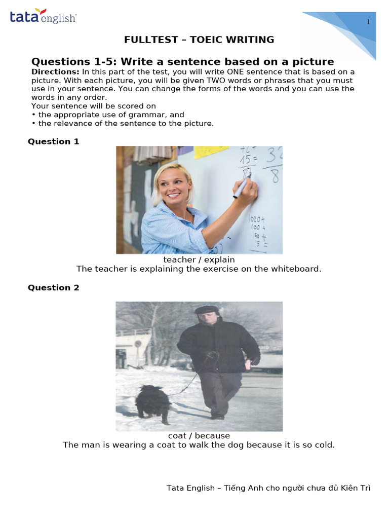 FINAL TEST - WRITING - Nguyễn Thị Thùy Trâm | PDF