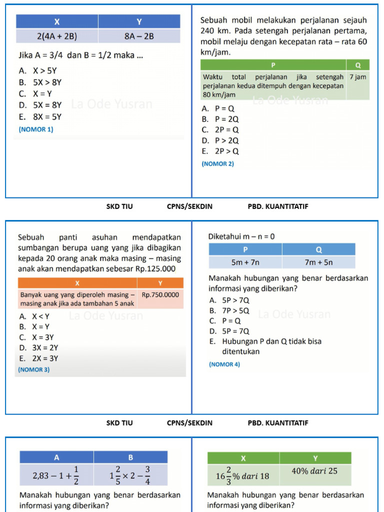 Tiu - Perbandingan Kuantitatif | PDF