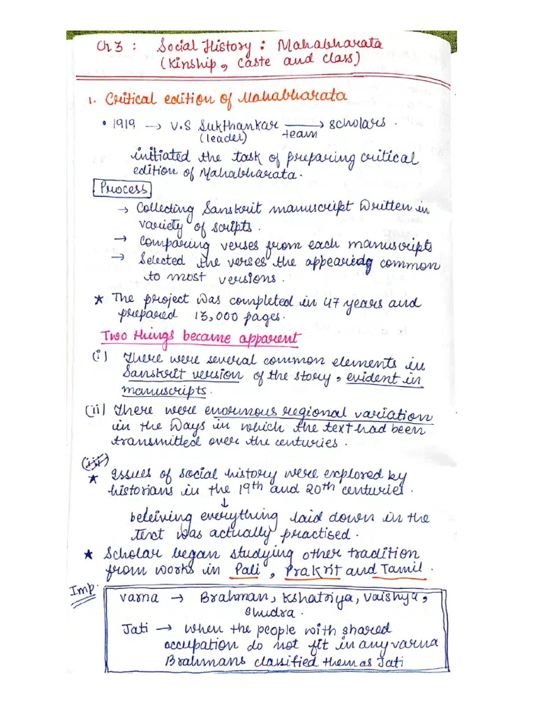 CH 3 Class 12 History Notes | PDF