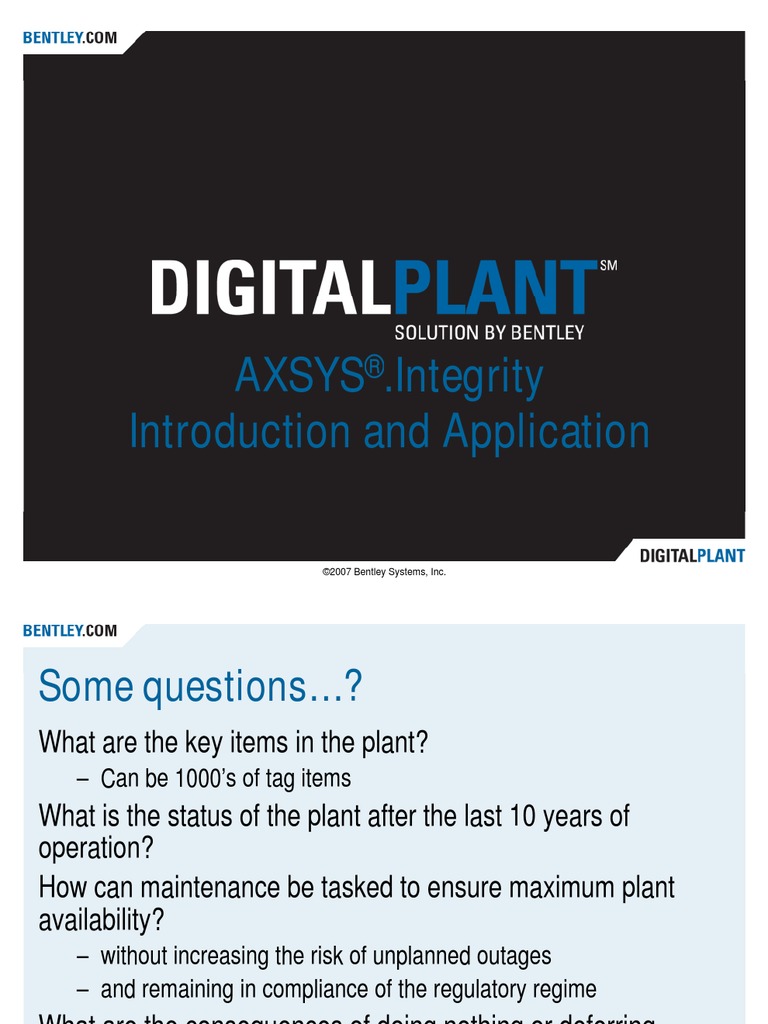 AXSYS Integrity Intro - Corrosion | PDF | Risk Assessment | Risk