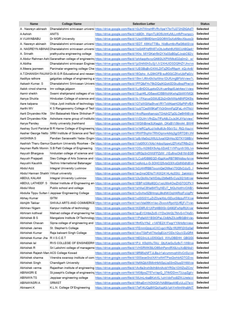 OctaNet Python September Selection List | PDF
