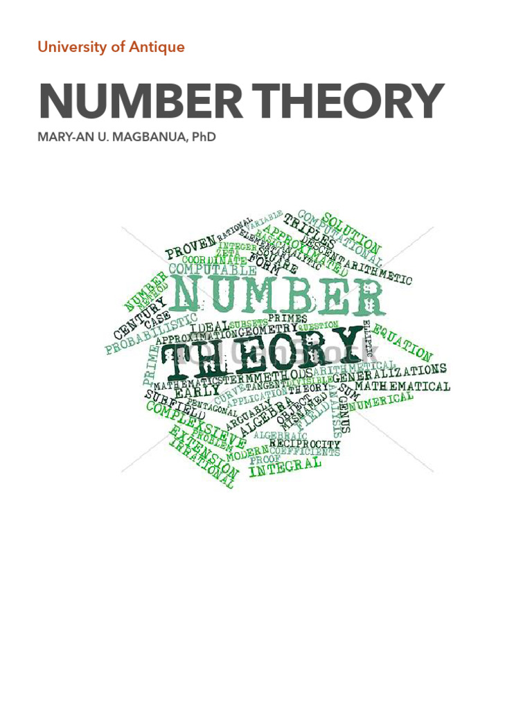 Number Theory Chapter 1 | PDF