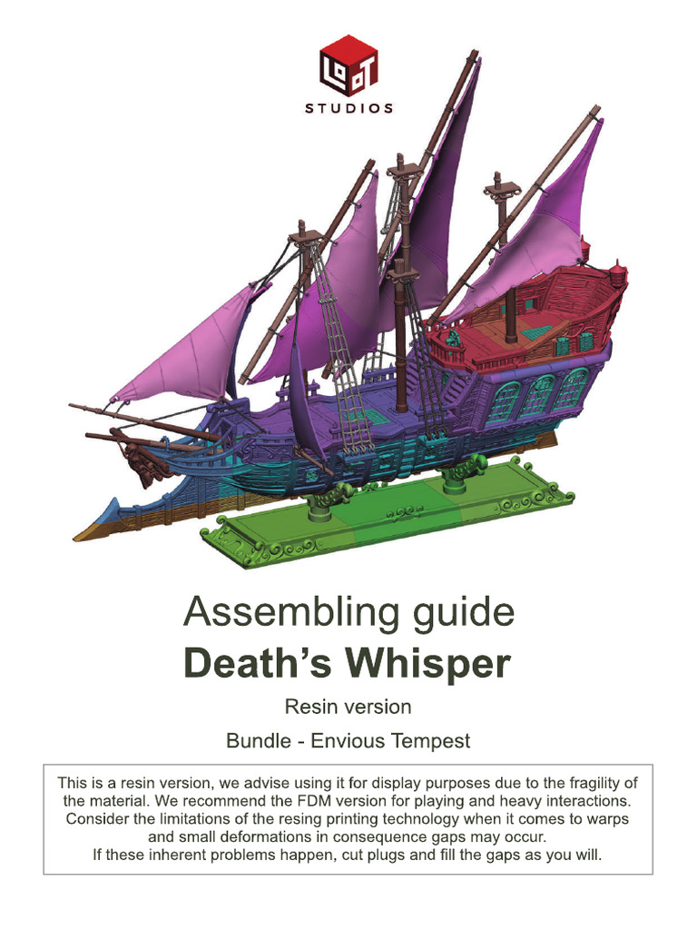 Resin Assembly Guide for Envious Tempest | PDF