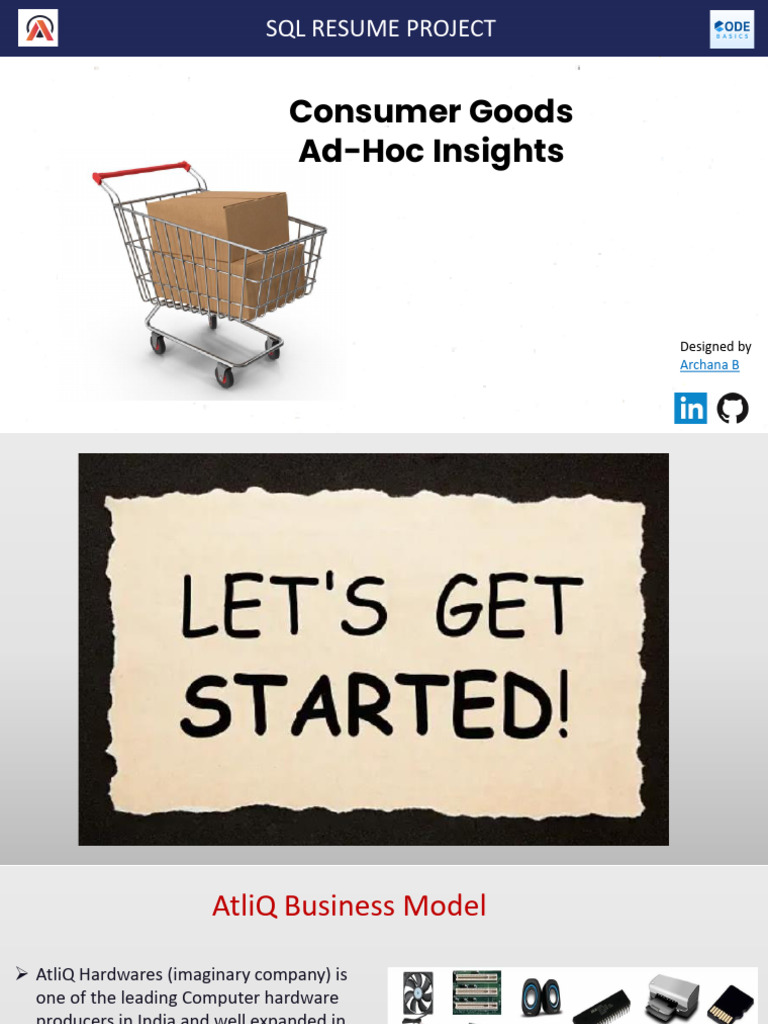 SQL Consumer Goods PDF | PDF