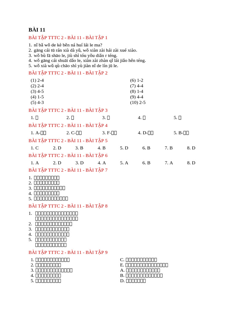 Ä Ã P Ã N SBT Bã I 11 | PDF