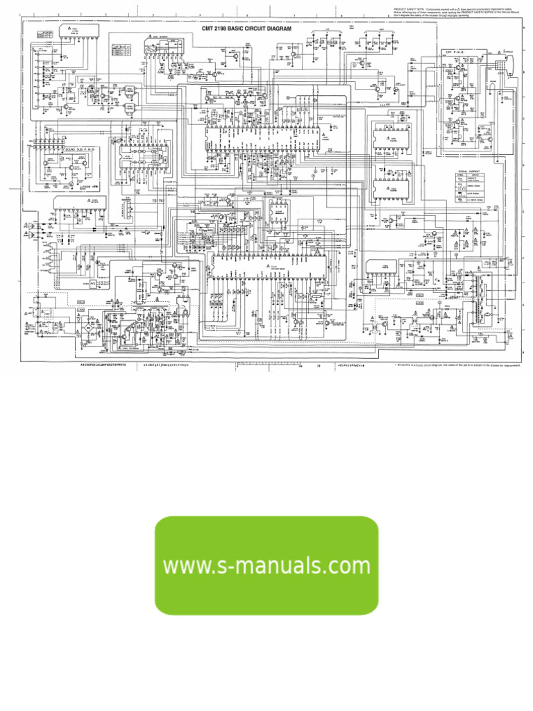 TV Hitachi CMT 2198 - Schematics | PDF