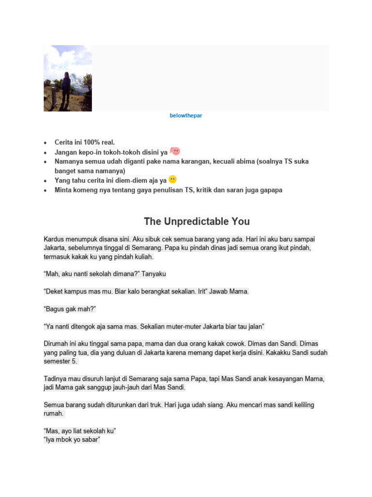 The Unpredictable You | PDF