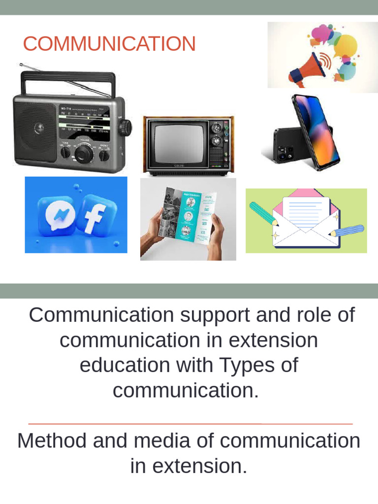 Extension Communication | PDF | Nonverbal Communication | Social Science