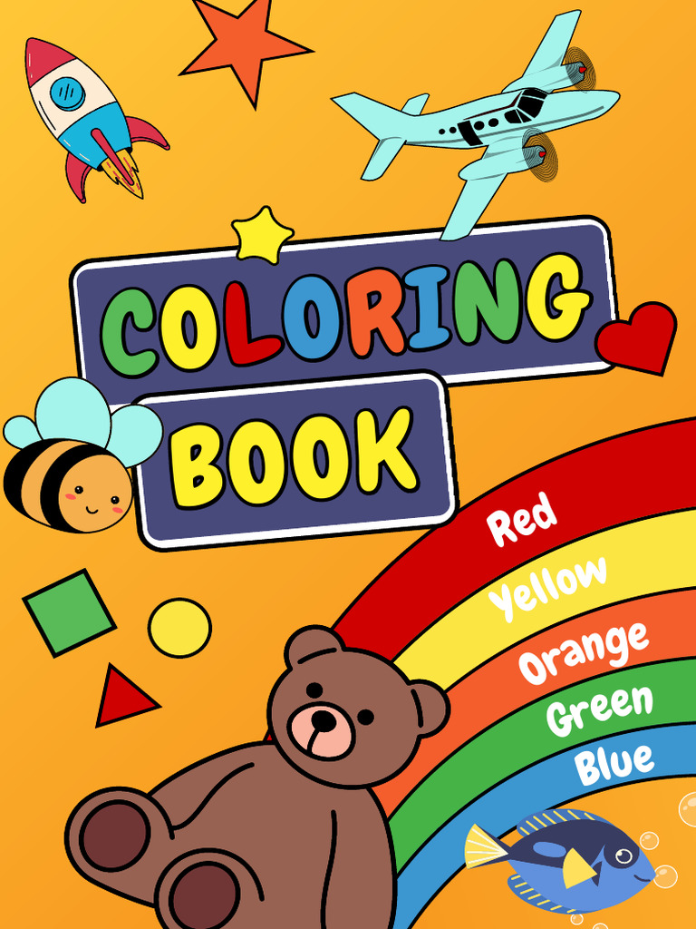 Simple Coloring Pages Worksheet | PDF
