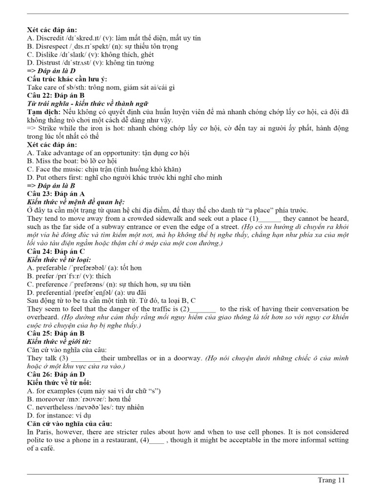 ĐỀ THI THỬ THPTQG - CHUẨN CẤU TRÚC 2020 (ĐỀ 13) 11 | PDF