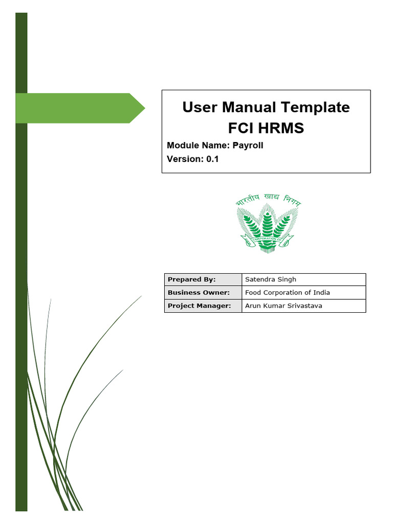 Payroll User Manual | PDF