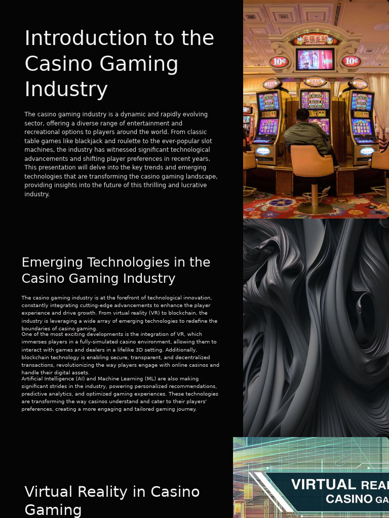Introduction To The Casino Gaming Industry | PDF
