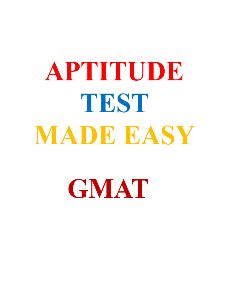 GMAT | PDF