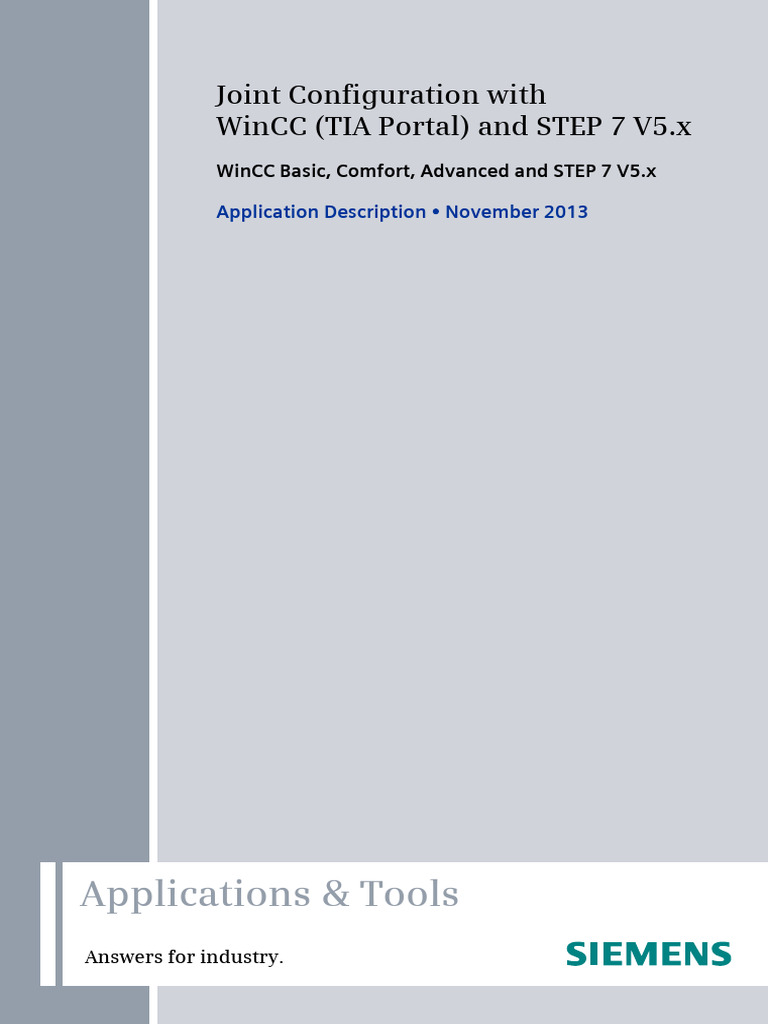 Wincc Tia Step7 v5 Doku v20 en | PDF