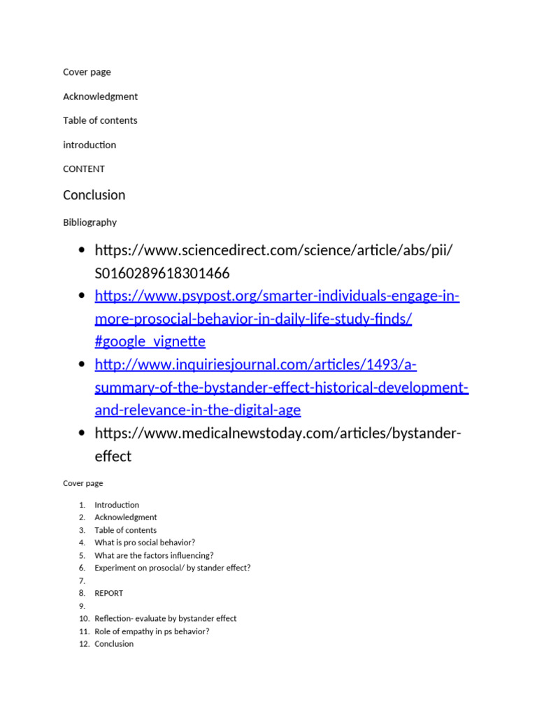 Psycho Project | PDF