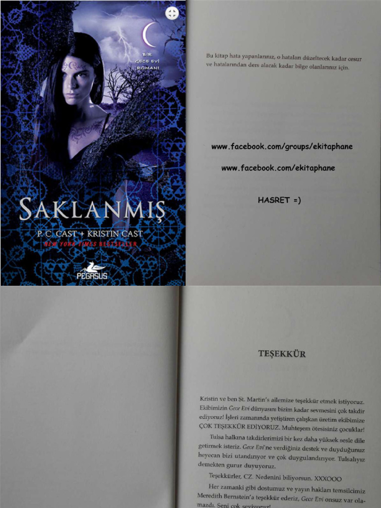 0553 10 Saklanmish Gece - Evi 10 - P.C.Cast Kristin - Cast Sevinc - Tezcan - Yanar 2011 413s | PDF