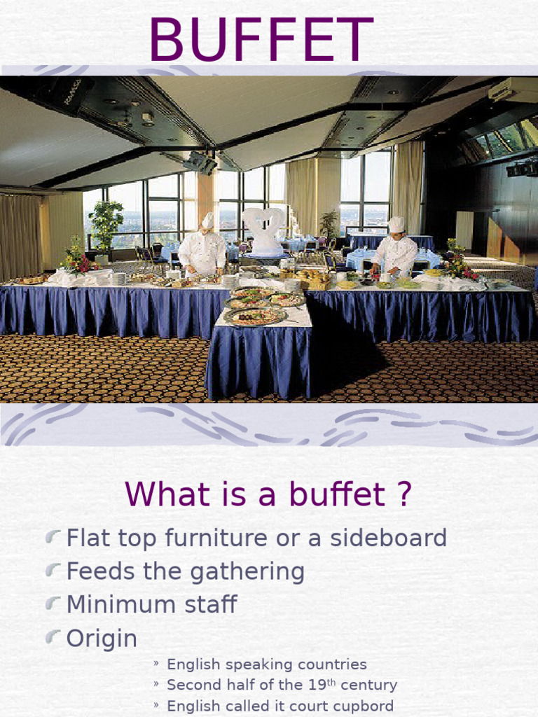 Buffet Ppt Pdf