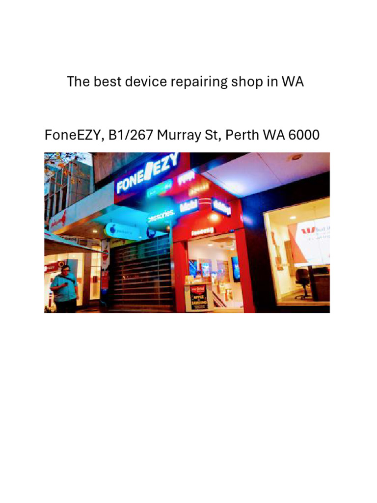 Repair Shop | PDF