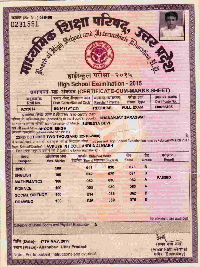 Dhananjay Chaudhana 10th 100 | PDF