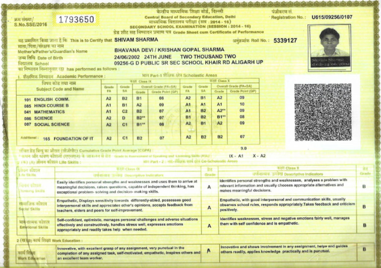 SHIVAM SHARMA10th | PDF