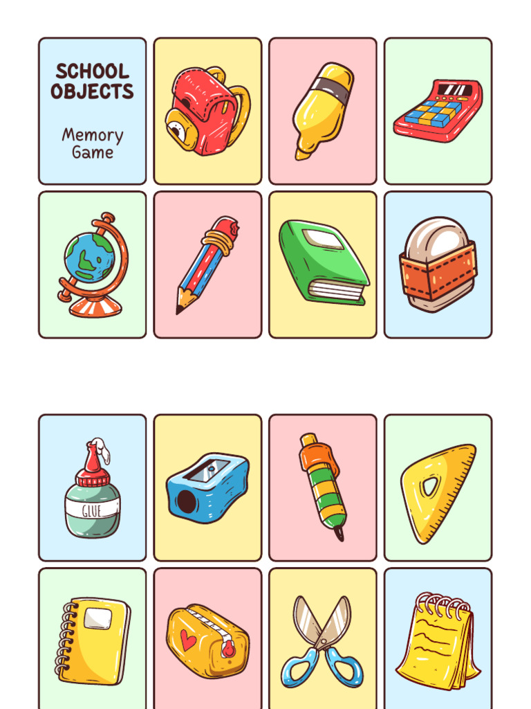 School Flashcards | PDF